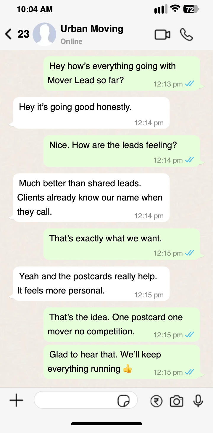 Mover Lead